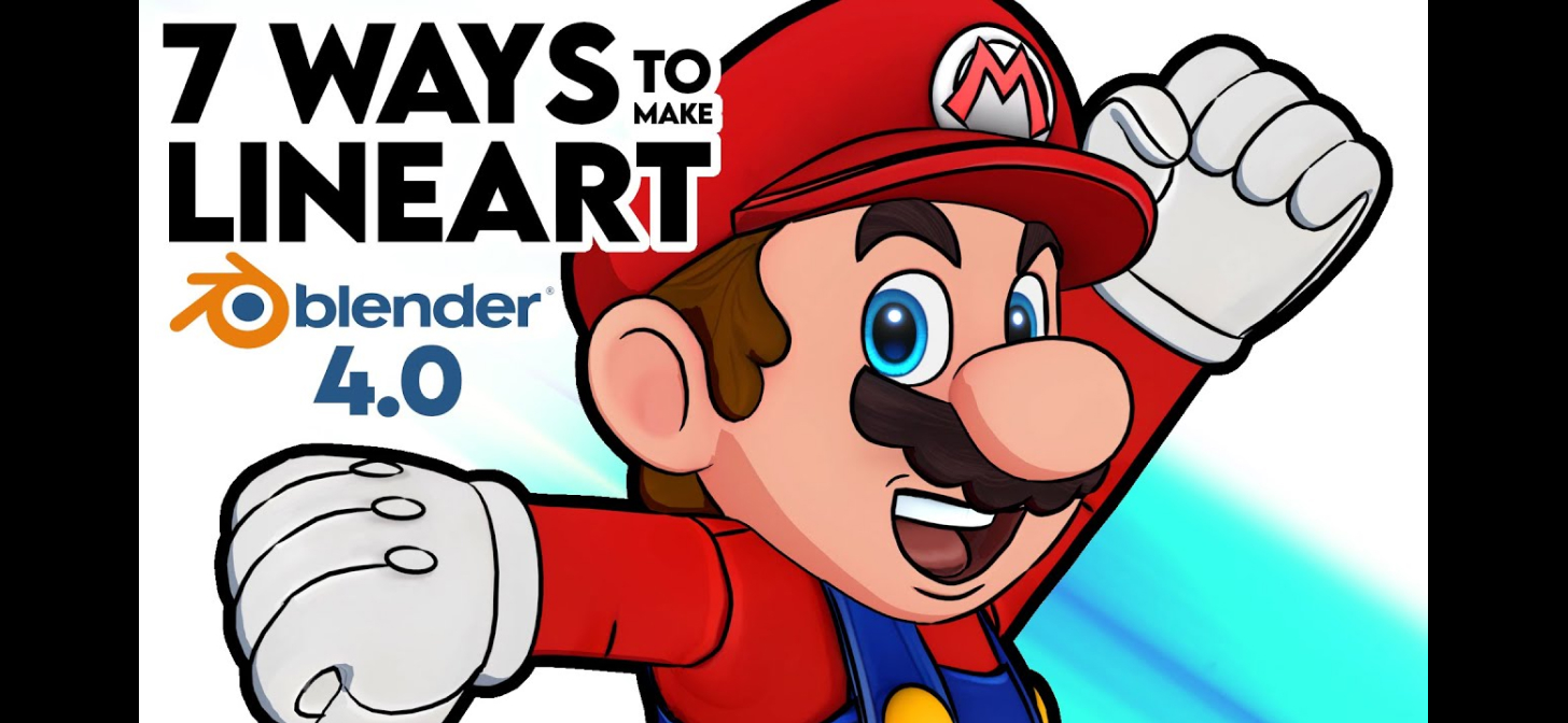 7 Ways to Make Lineart in Blender 4.0 - BlenderNation