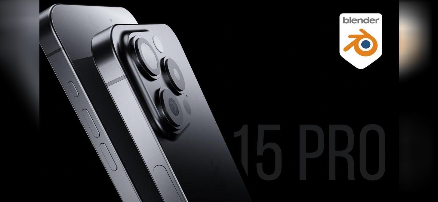 “I Recreated the iPhone 15 in Blender” - BlenderNation