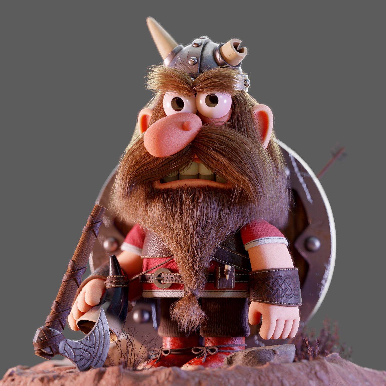 Behind the Scenes: Angry Viking - BlenderNation