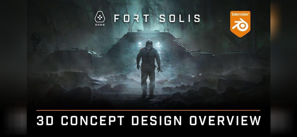 Fort Solis - 3D Concept Design Overview - BlenderNation