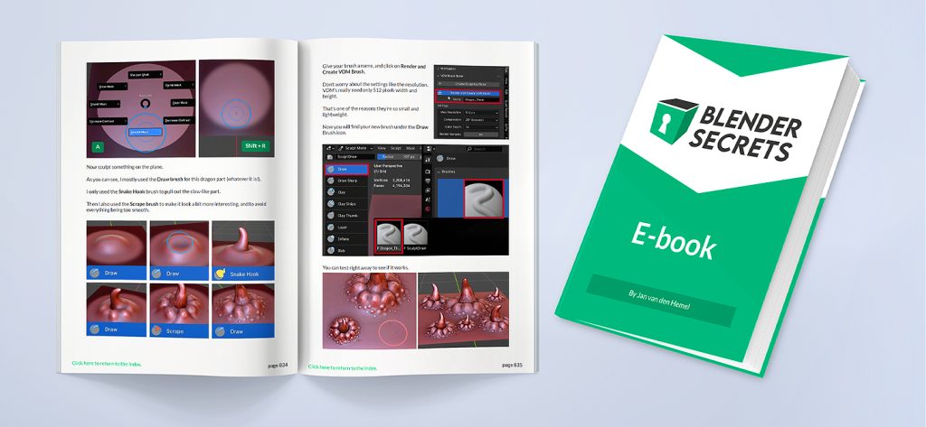 Blender Secrets E-book now 2000+ pages! [$] - BlenderNation