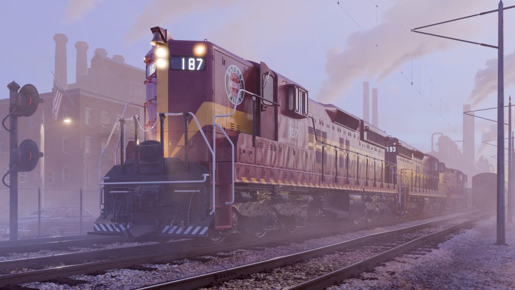 Behind the Scenes: DM&IR EMD SD18 Locomotive - BlenderNation