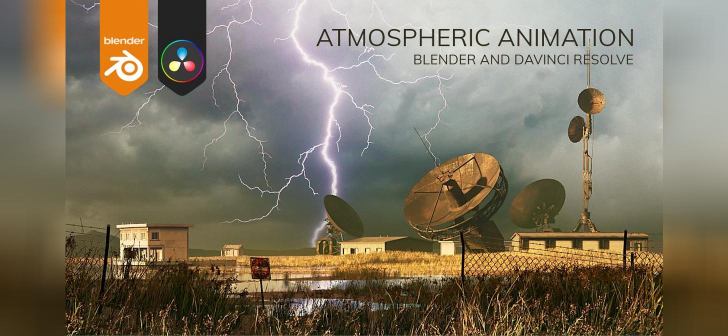How to make Atmospheric Environment Animation Blender + DaVinci Resolve ...
