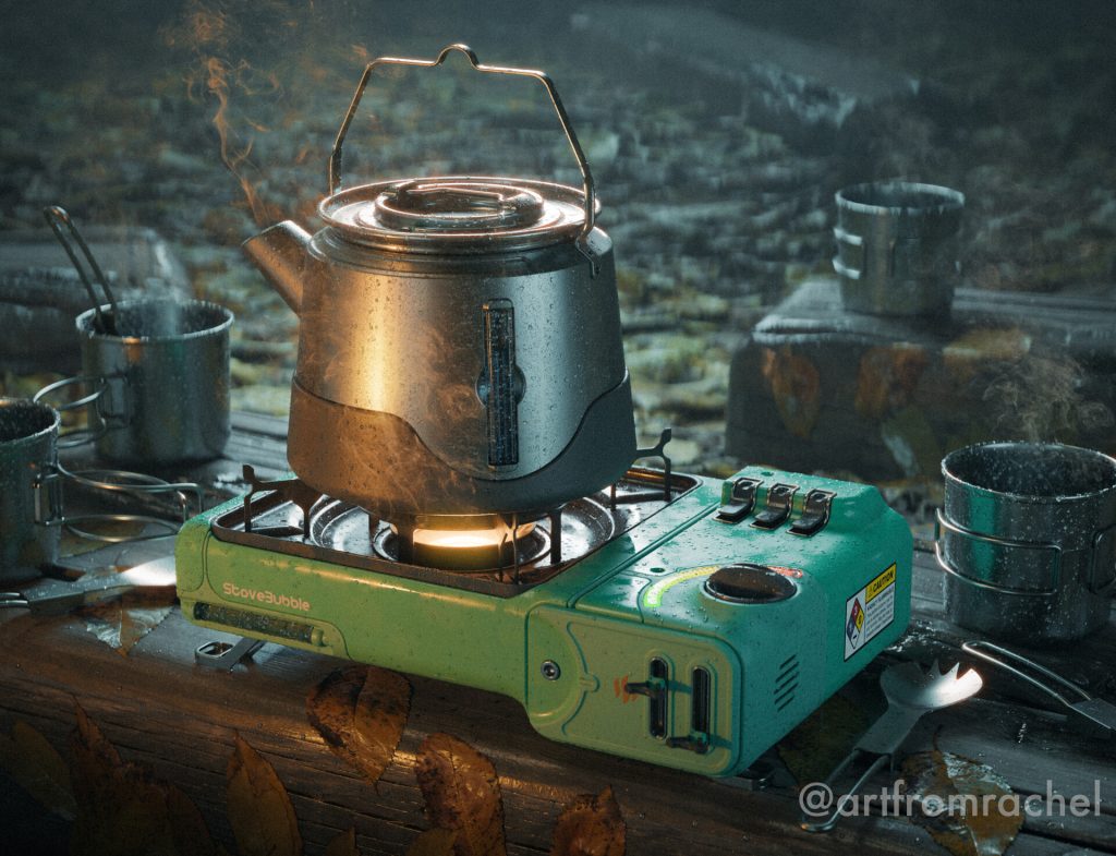 Title: Time-lapse: Plasticity Sketch: Portable Stove - BlenderNation