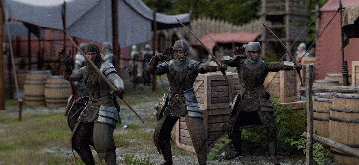 Miniature Medieval Crowds in Action: 3D Prop Animation with Blender ...