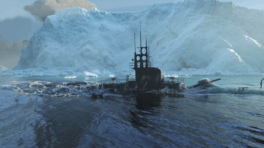 Submarine Emerge Simulation - BlenderNation